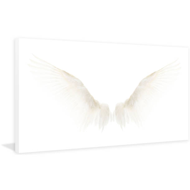Ebern Designs 'White Wings' Painting Print on Wrapped Canvas & Reviews ...