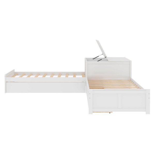 Harriet Bee Eudelia Solid Wood Storage Bed | Wayfair