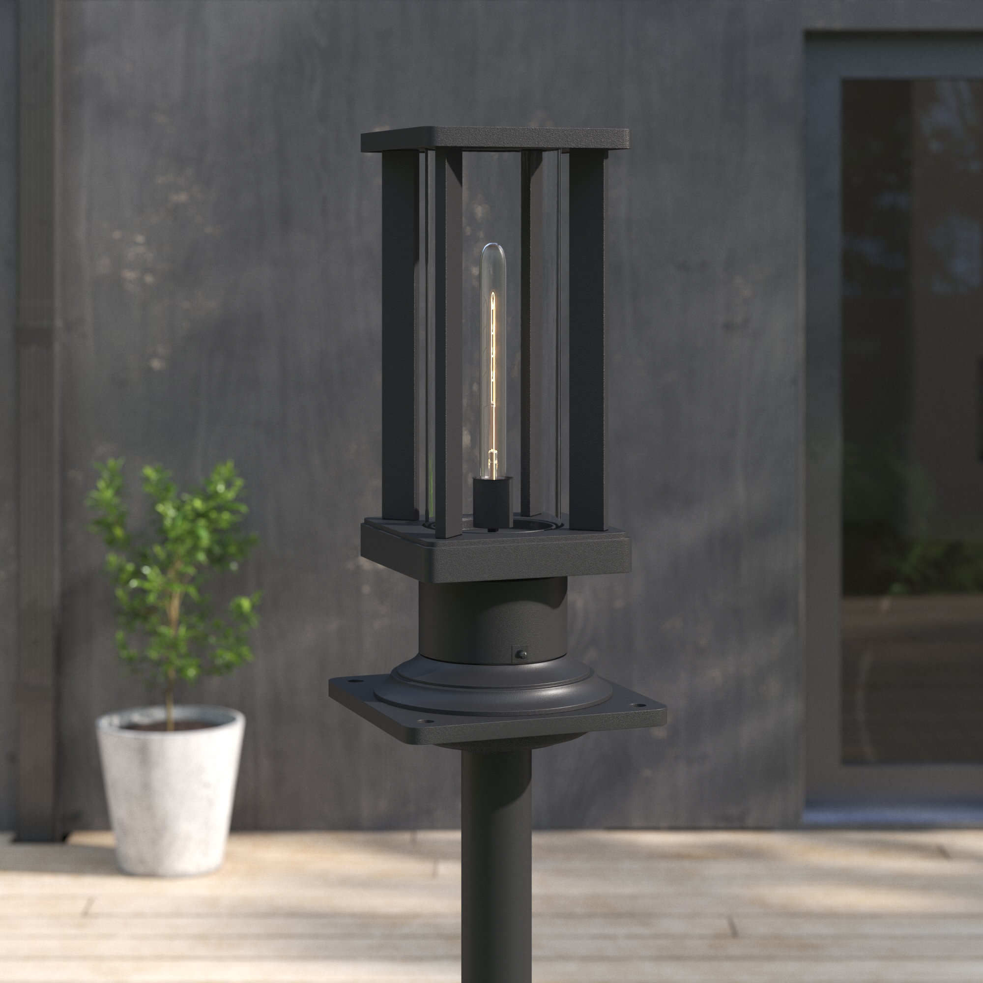 Mercury Row® Fort Washington 1-Light Pier Mount Light - Wayfair Canada