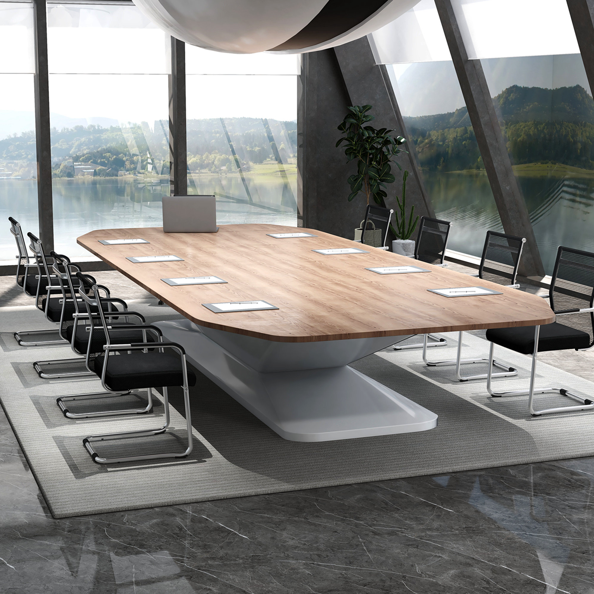 Costway Office Guest Chairs Set Of 12 With Metal Sled Base & Armrests ...