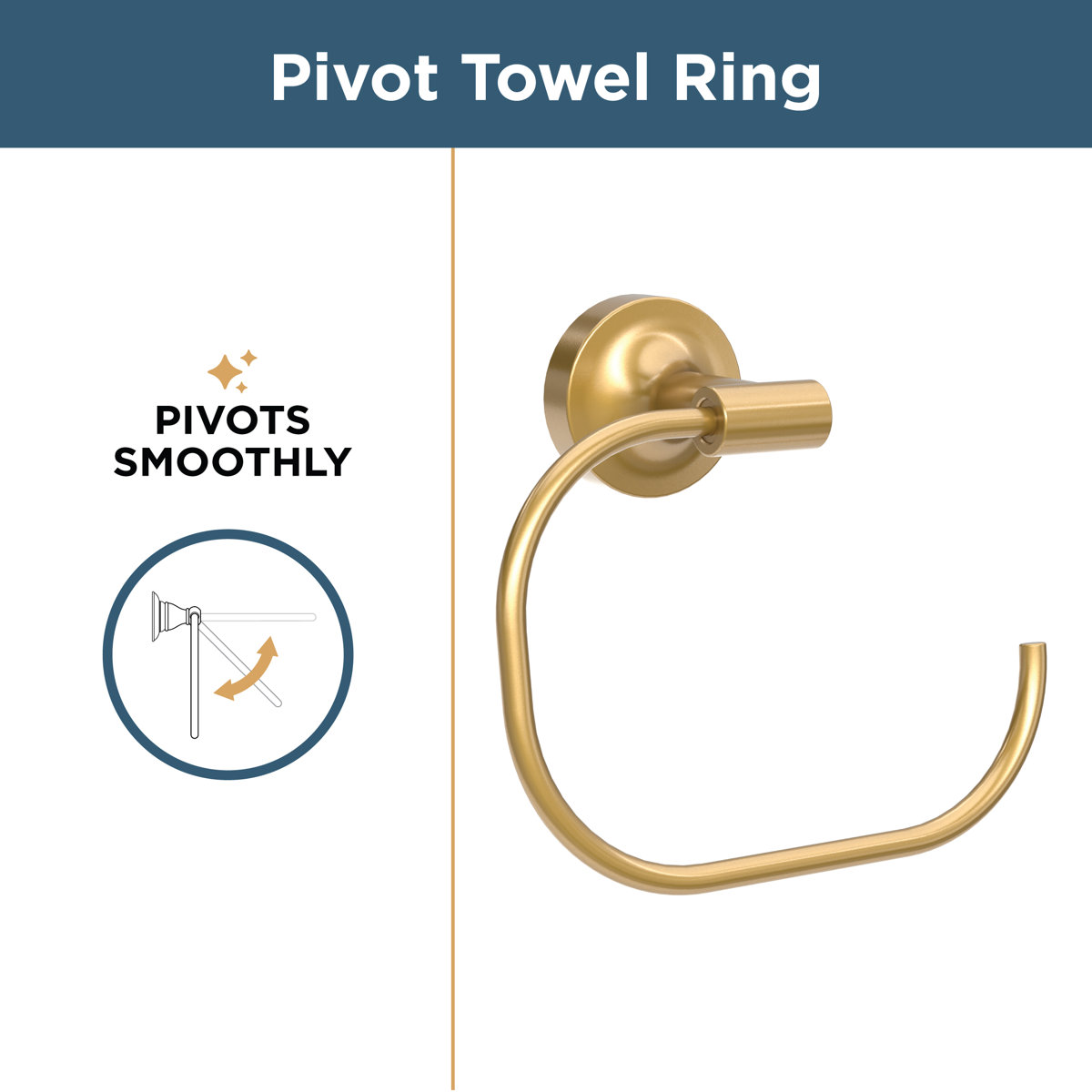 Franklin Brass Voisin Round Open Towel Ring Bath Hardware Accessory in ...
