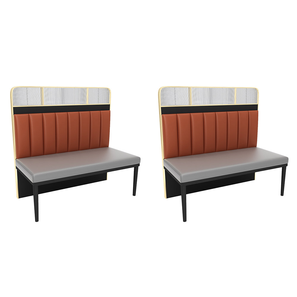 Visual card holder Hot Pot Restaurant Bar Coffee Shop Bench Faux ...