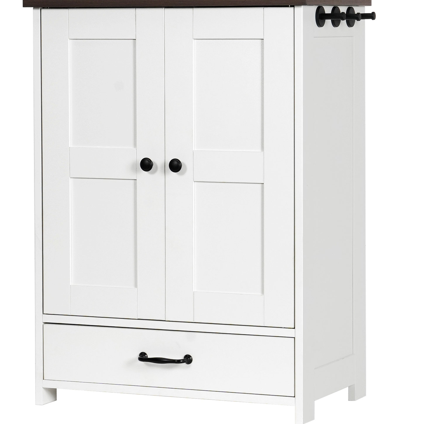 Winston Porter Dog Feeding Station, Dog Food Storage Cabinet With ...