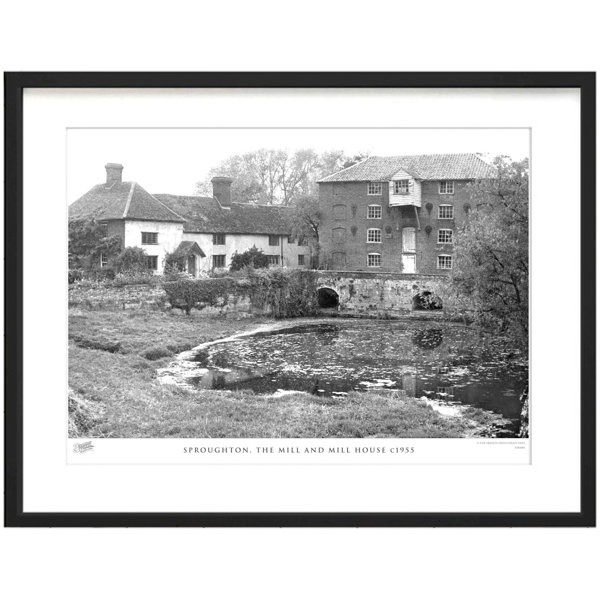 The Francis Frith Collection Sproughton, The Mill And Mill House C1955 ...