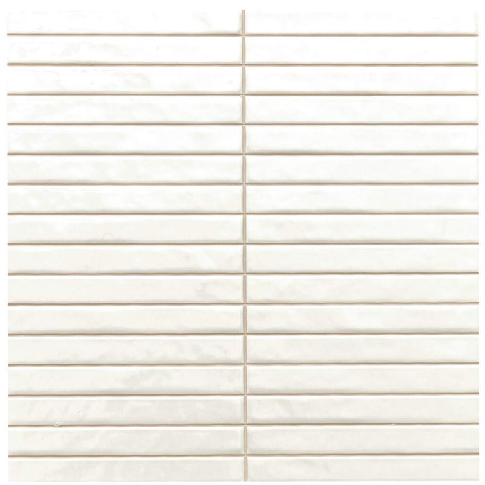 Long Island Mosaics & Tile Castilla 14" x 14" Glossy Porcelain Wall ...