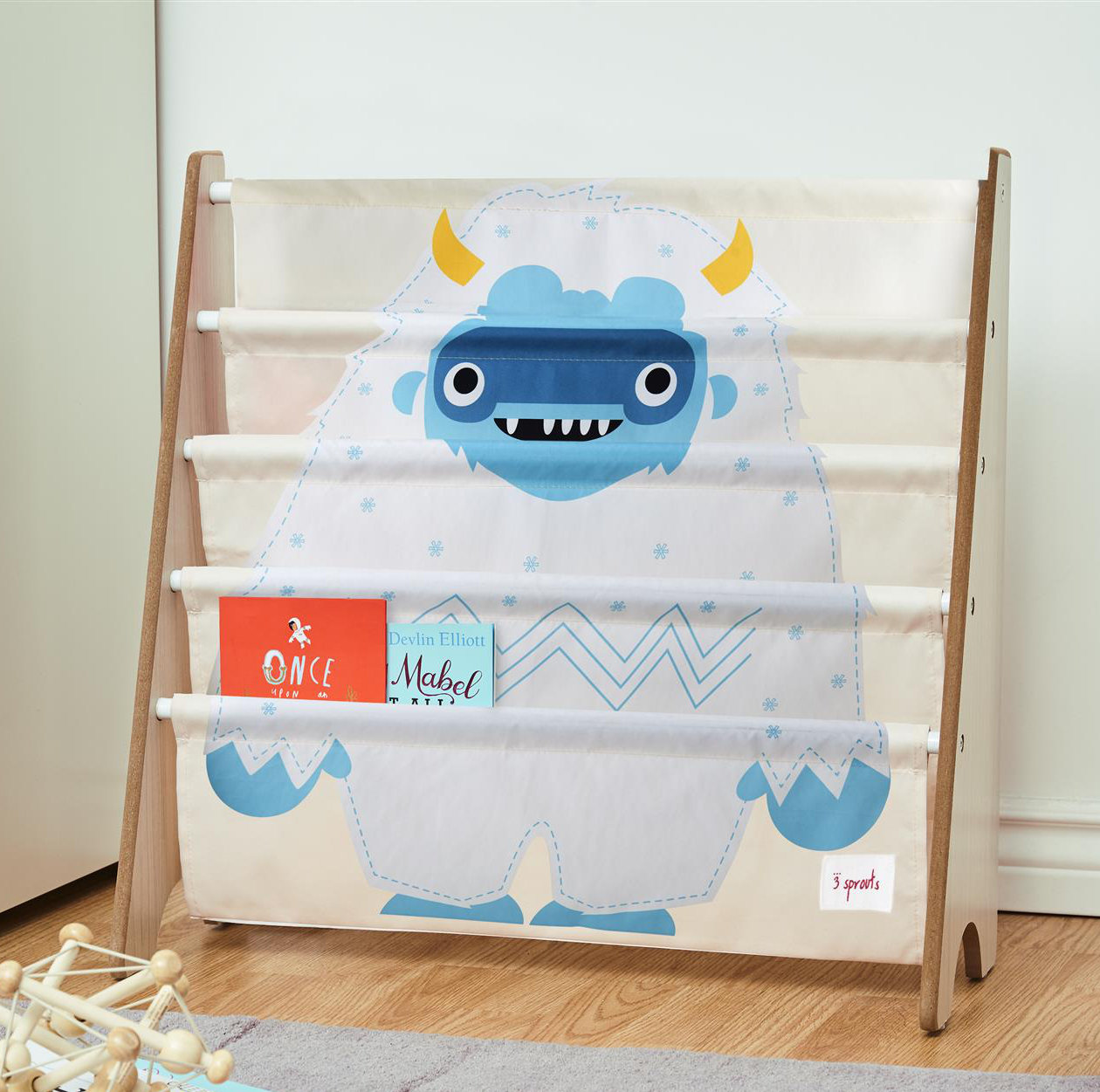 3 Sprouts - Book Shelf - Kids Book Rack Organizer - Baby Room Bookcase ...