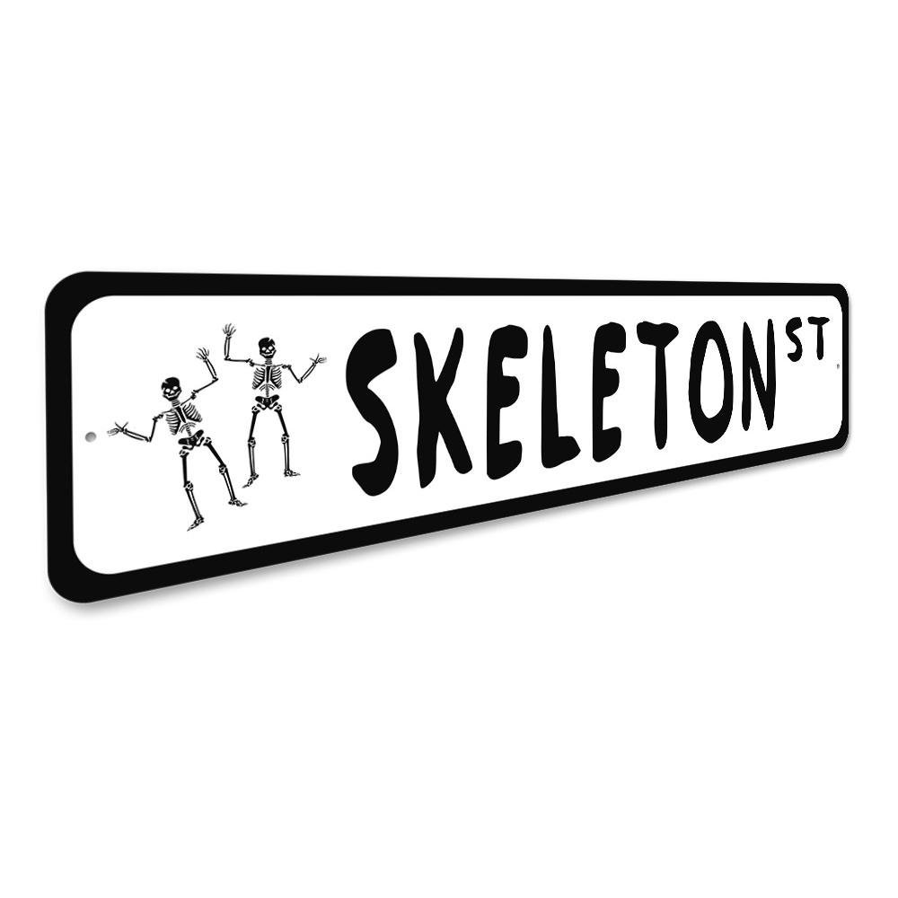 Lizton Sign Shop, Inc Skeleton Street Aluminum Sign | Wayfair