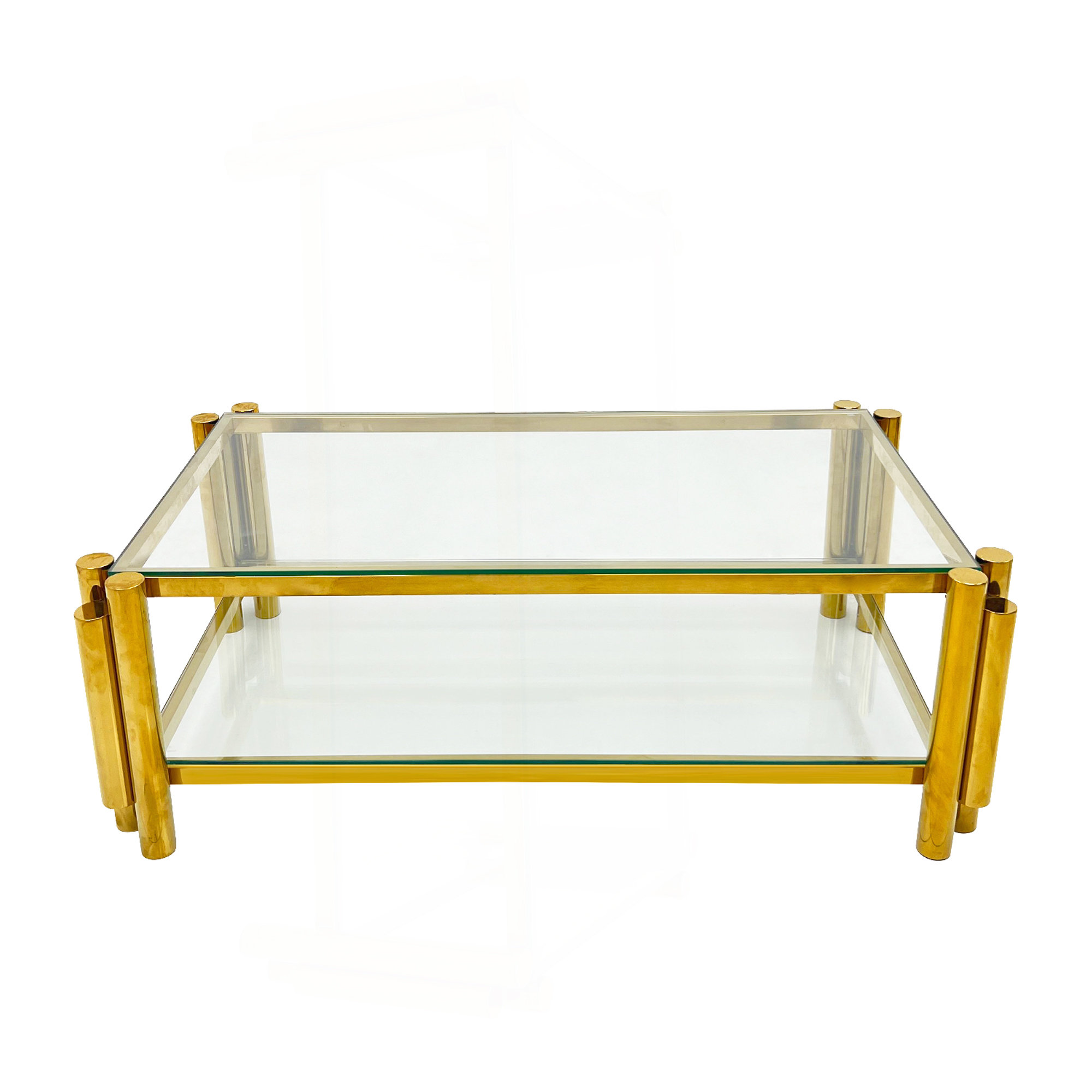 Orren Ellis Modern Stainless Steel Coffee Table Set | Wayfair