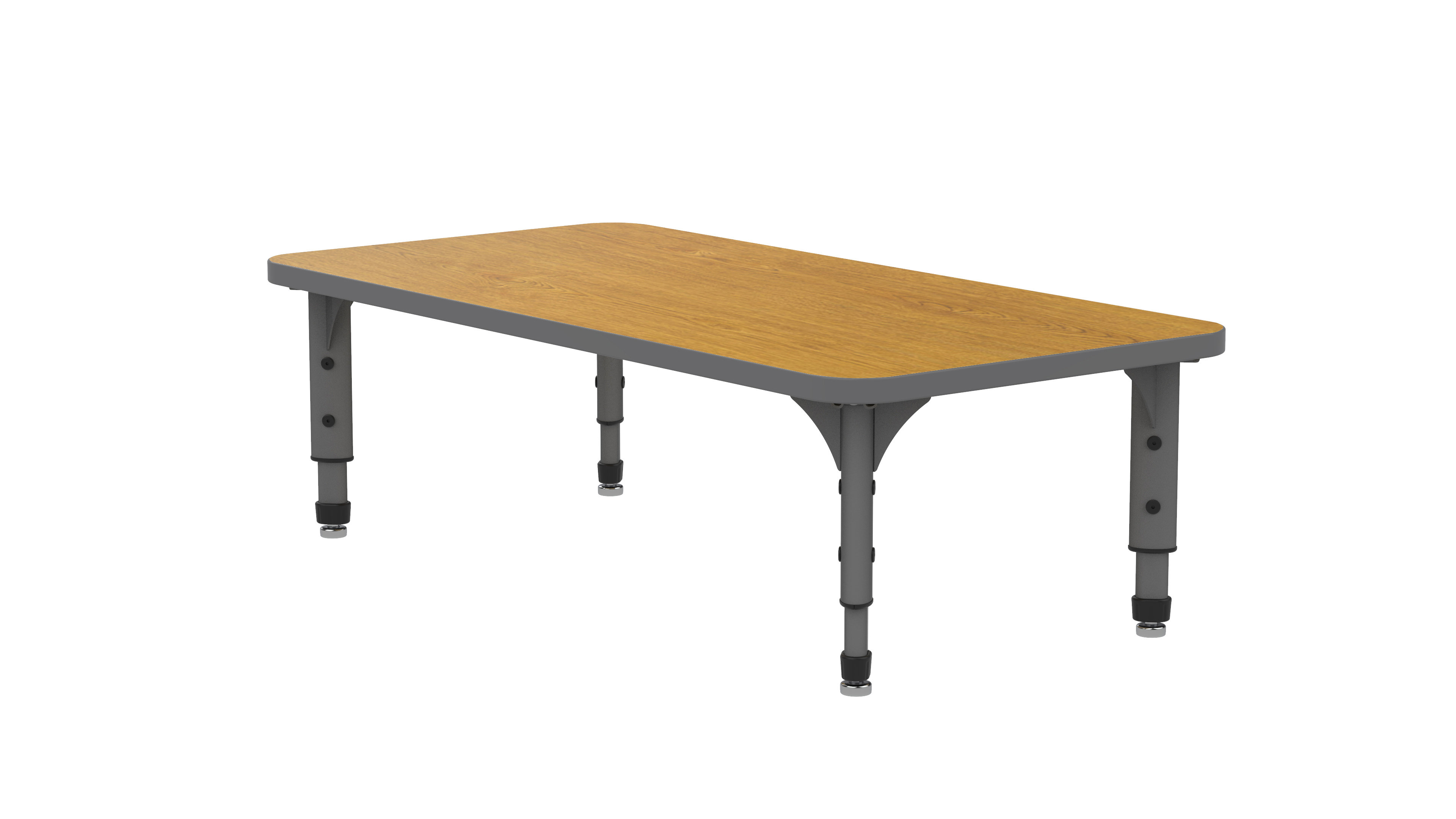 Marco Apex Series Adjustable Height Rectangular Activity Floor Table | Wayfair