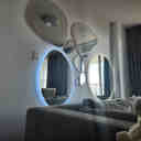 AllModern Kerrin Frameless Lighted Wall Mirror & Reviews | Wayfair