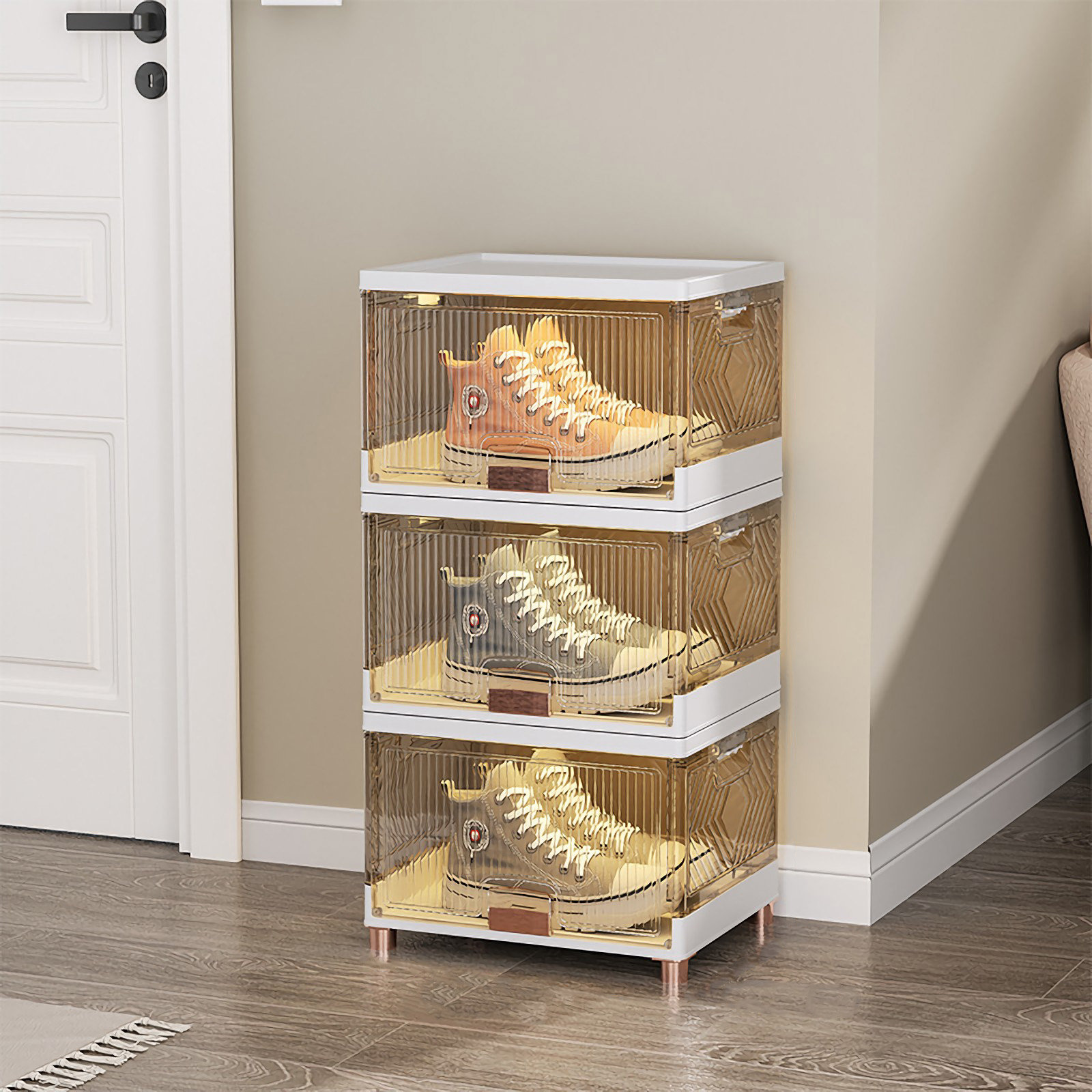 Latitude Run® Simple Dustproof Transparent Shoe Box | Wayfair