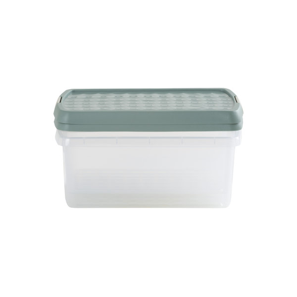 Wham Clip 10.5L Rectangular Plastic Storage Boxes with Secure Clip Lock ...