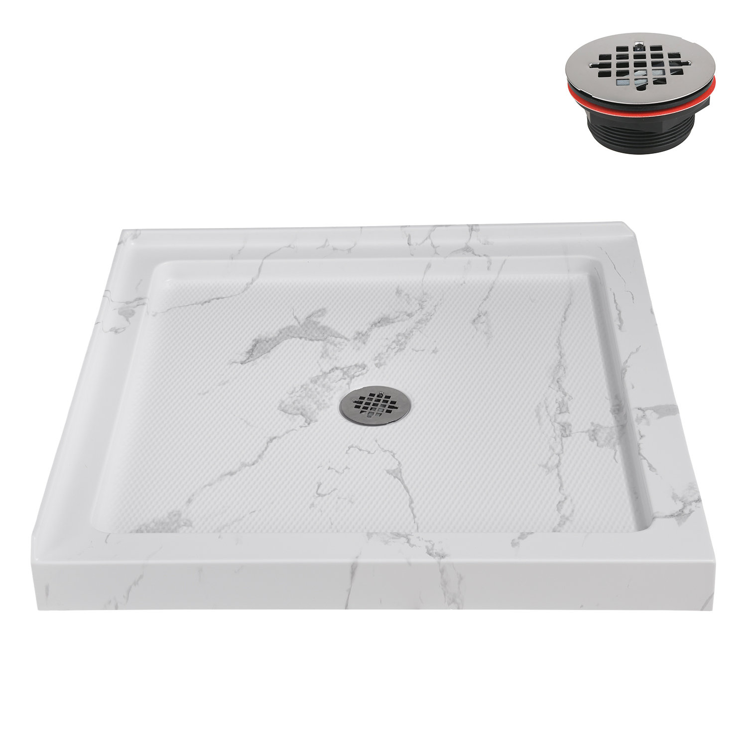 Streamline Bath Streamline NTM-904-36MB-CR 36 in. x 36 in. Corner ...