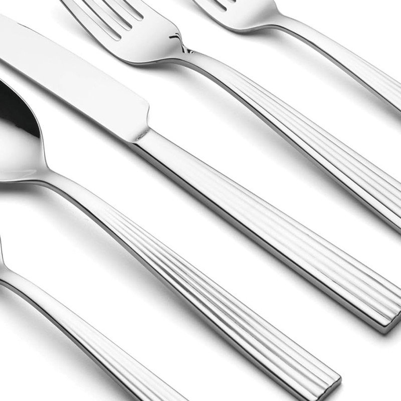 Lark Manor™ Flatware Set, 20 Count,Silverware Cutlery Set | Wayfair
