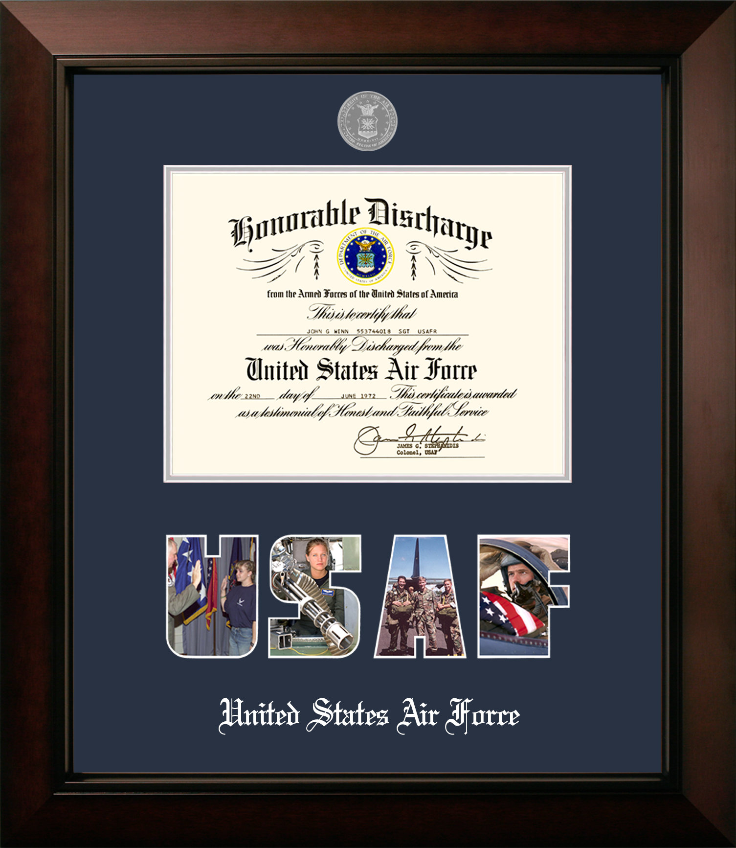 Patriot Frames Air Force Discharge Legacy Picture Frame - Wayfair Canada