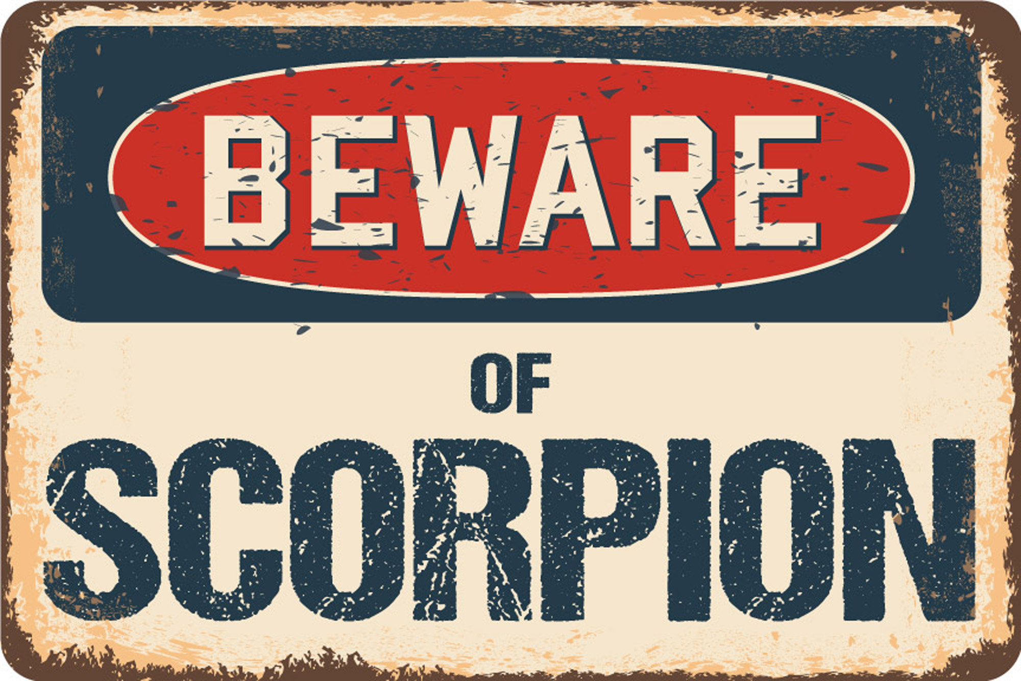 SignMission Beware of Scorpion Sign | Wayfair
