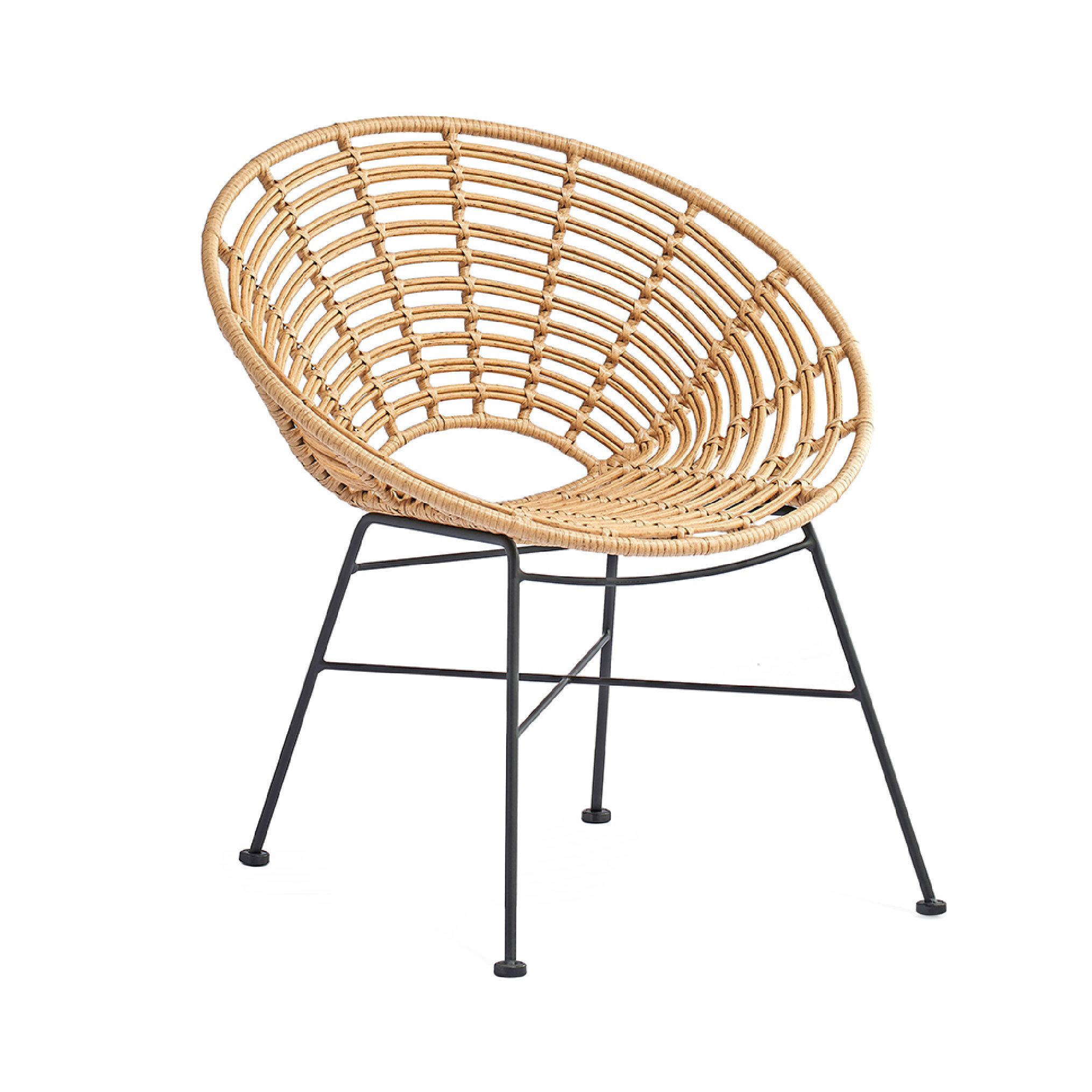 Bay Isle Home™ Rattan Patio Round Chair - Wayfair Canada