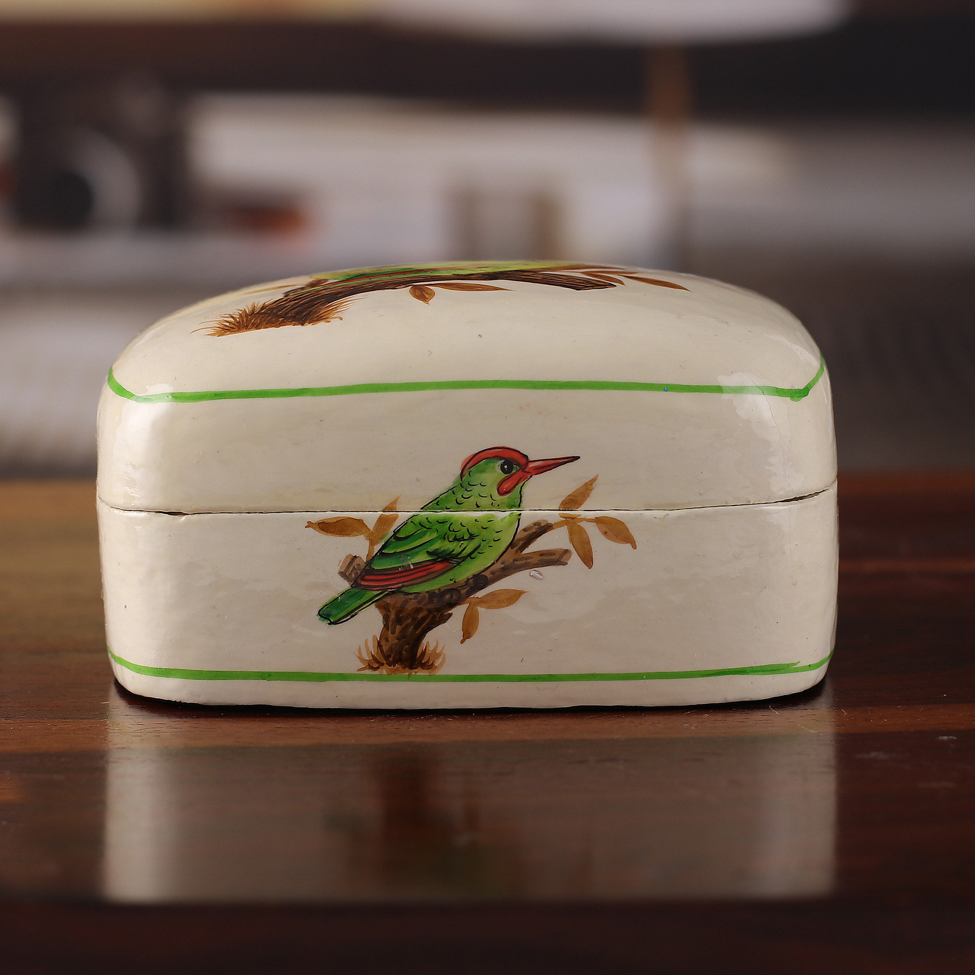 Canora Grey Handmade Valley Saga Papier Mache Decorative Box | Wayfair