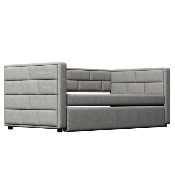 Latitude Run® Jeyline Upholstered Daybed with Trundle | Wayfair