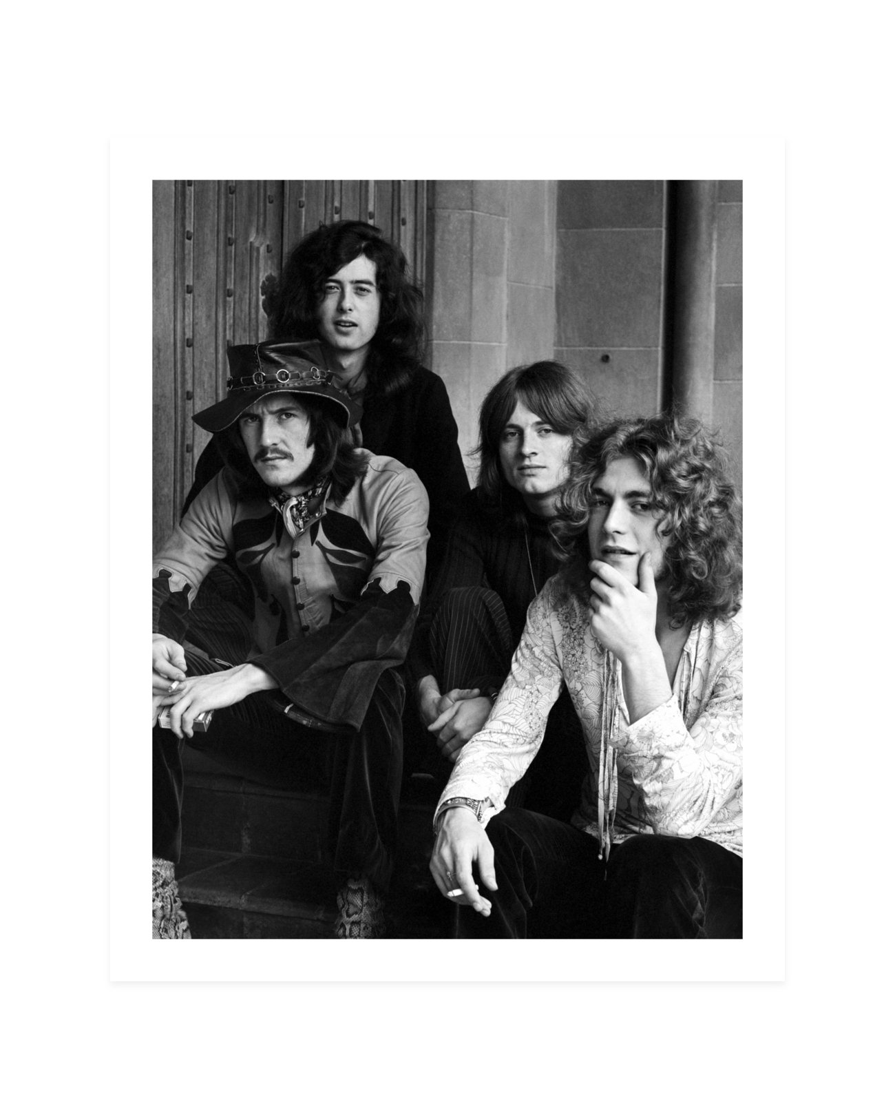 Globe Photos Entertainment & Media Portrait of Led Zeppelin Band ...