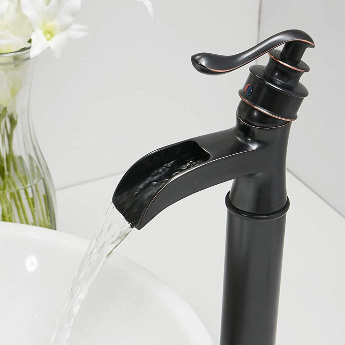 Senlesen Vessel Sink Faucet Single-handle Bathroom Faucet with Drain ...