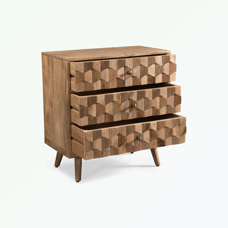 Union Rustic Westphal 3 - Drawer Accent Chest & Reviews | Wayfair