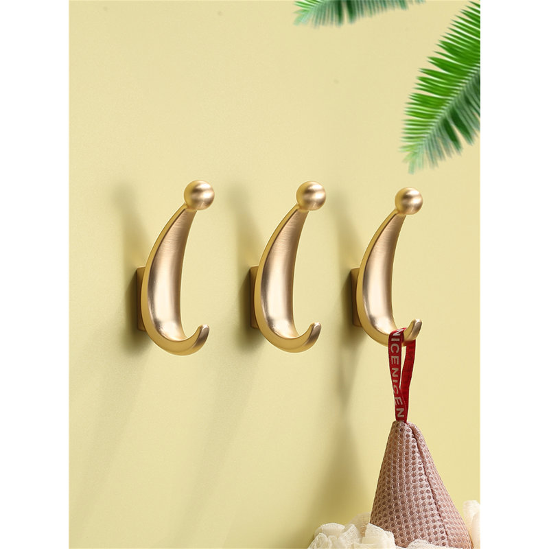 Mercer41 Filuta Metal Freestanding 3 - Hook Wall Mounted Coat Rack ...