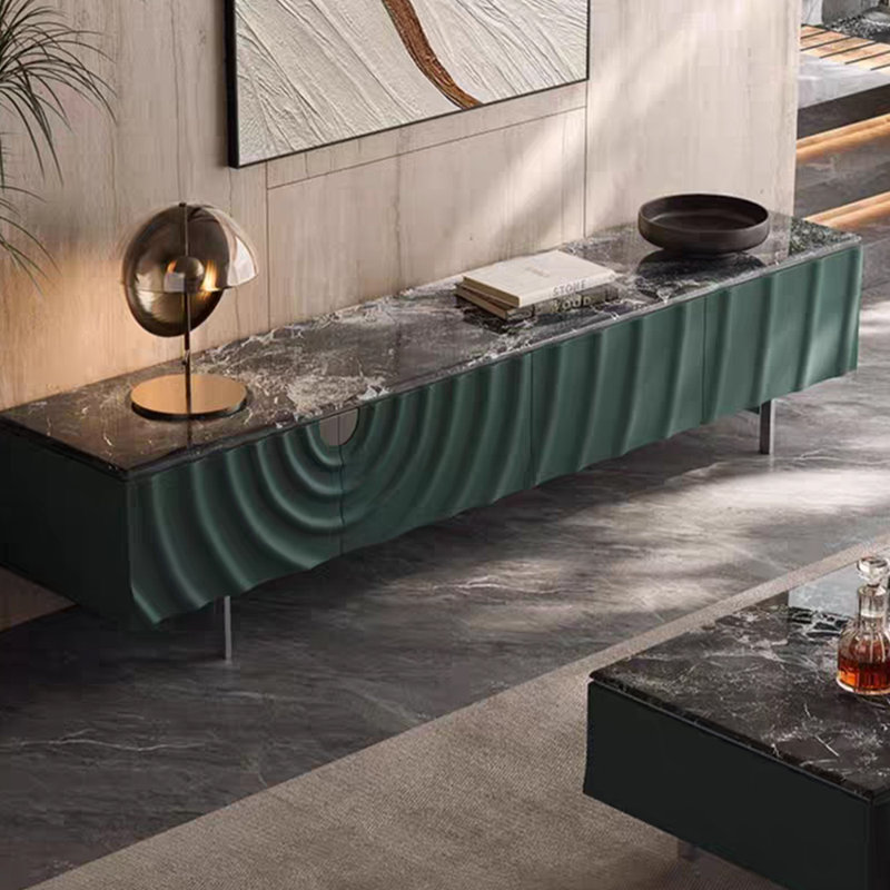 Creature B Comforts Light luxury marble high sense TV cabinet | Wayfair