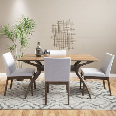 George Oliver Dashone 5 - Piece Dining Set & Reviews | Wayfair