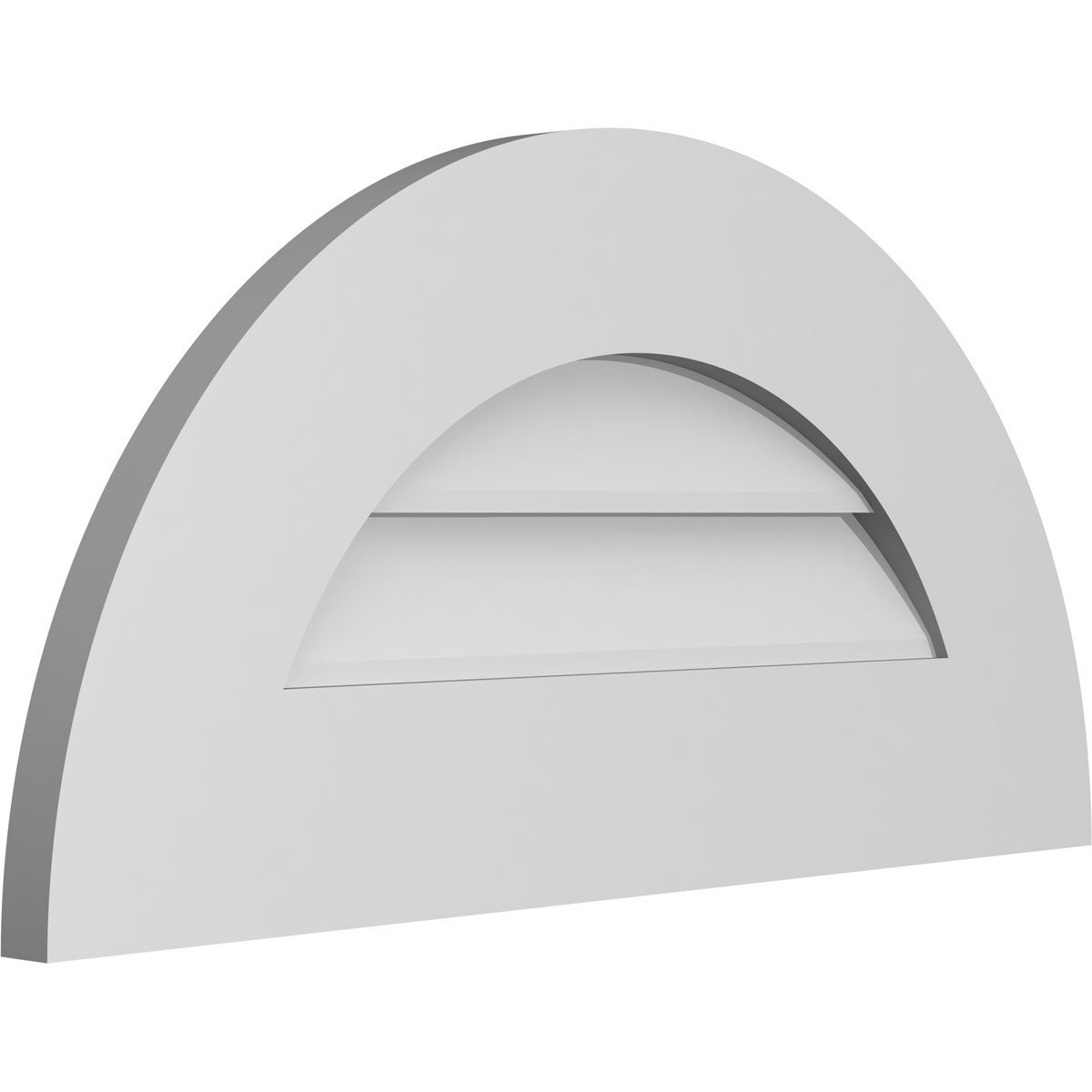 Ekena Millwork Half Round Surface Mount Signature Urethane Non ...