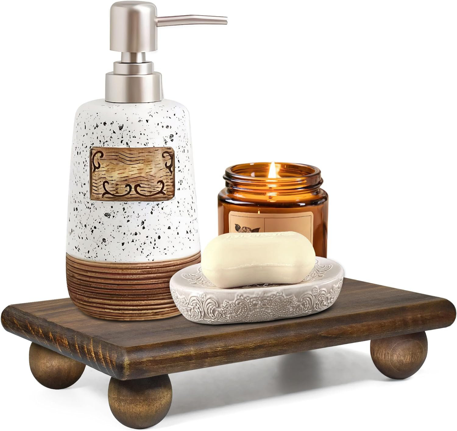 Millwood Pines Wooden Decorative Plant Display | Wayfair