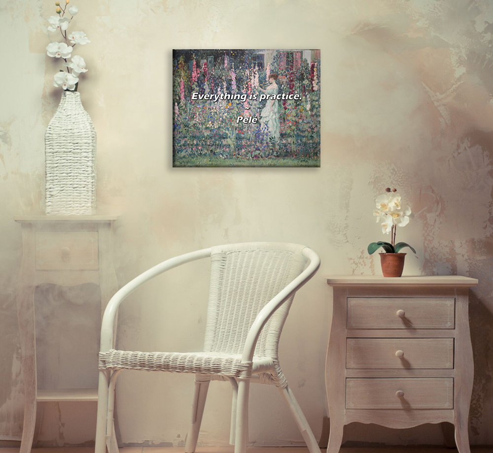 Astoria Grand Artsy Quote "Everything is practice." By Pelé Gallery ...