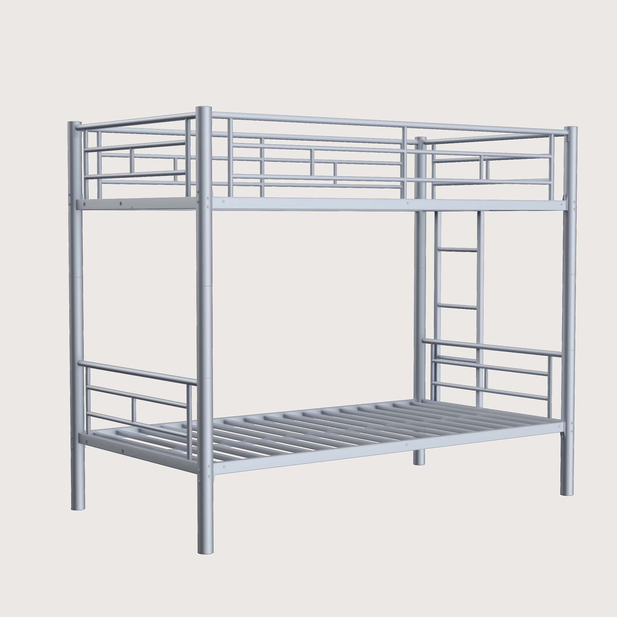 Isabelle & Max™ Bunk Bed With Ladder And High Guardrail, Able To Split ...