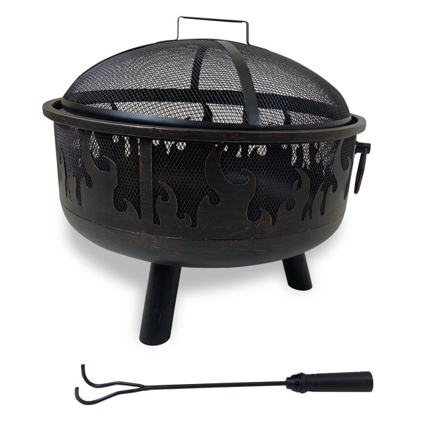 Endless Summer Joy by Endless Summer, 24" Round Wood Burning Fire Pit ...