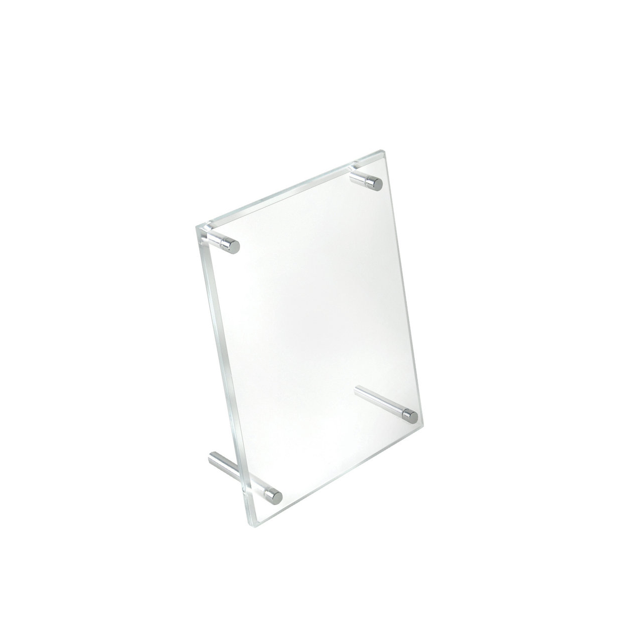 Azar Displays Beveled Edge L-Frame Acrylic Sign Holder 4"W X 6"H, 2 ...