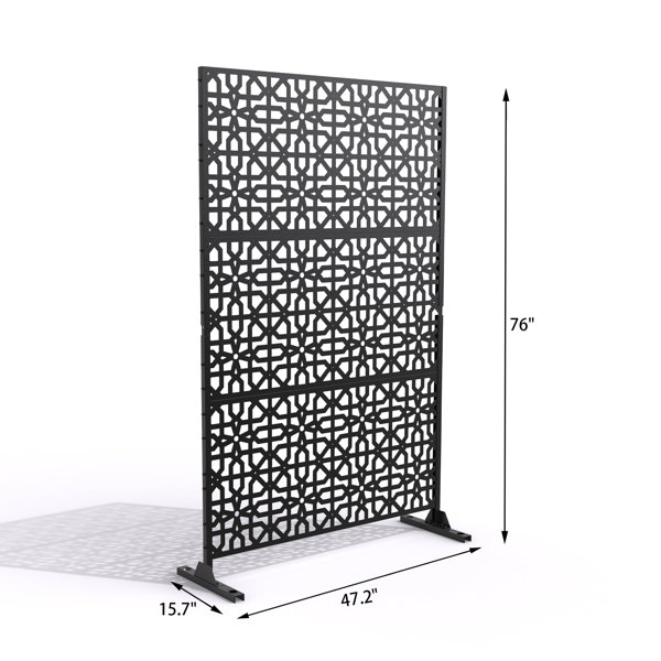 UIXE Pacifa Series Metal Privacy Screen & Reviews | Wayfair