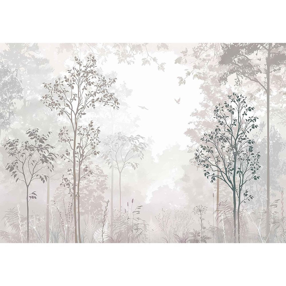 Loon Peak® Forest Wallpaper Mural Vintage Woodland Large Wall Mural F ...
