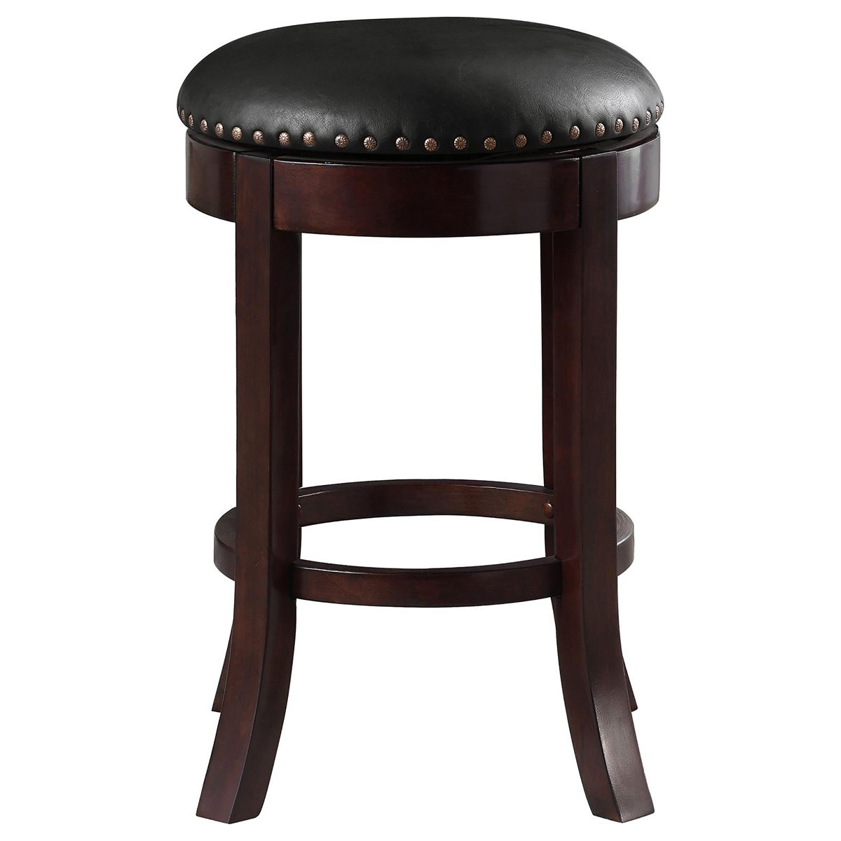 Wildon Home® Luxurious Swivel Bar Stools With Padded Seat And Elegant ...