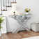 Everly Quinn Amla 45.2" Mirrored Console Table & Reviews | Wayfair