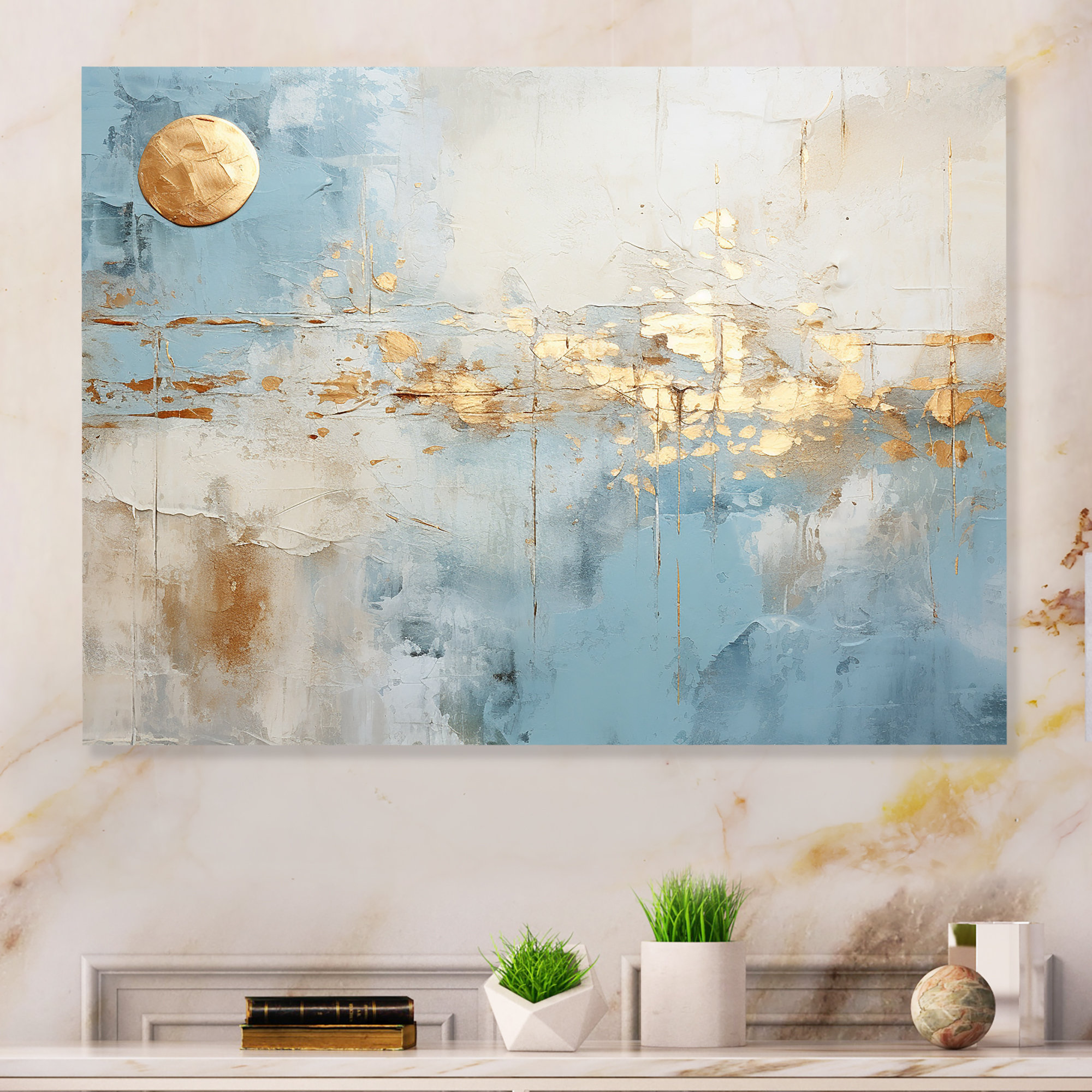 Wrought Studio™ - Abstract Collages Metal Wall Art Prints | Wayfair