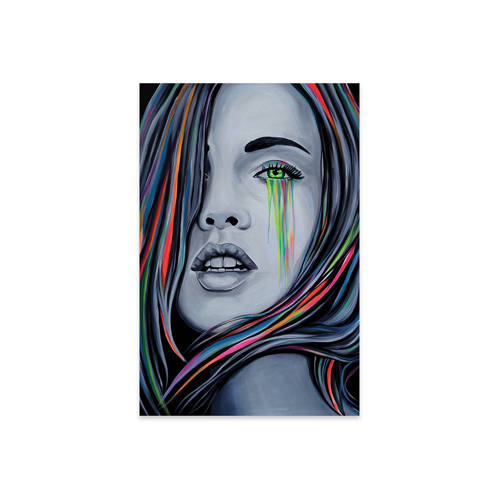 Ivy Bronx Tainted Love On Plastic / Acrylic Painting | Wayfair
