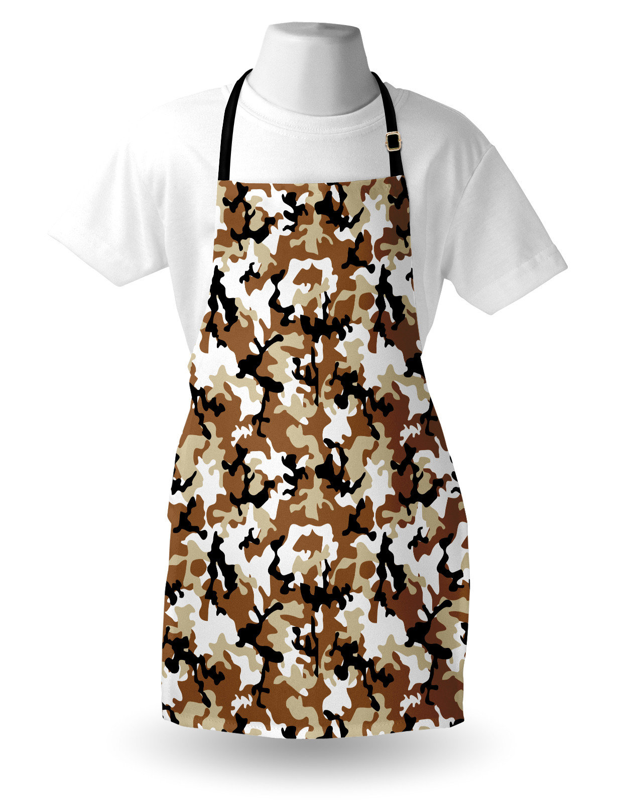 East Urban Home Abstract Apron Unisex, Camo Style Shades, Adult Size ...
