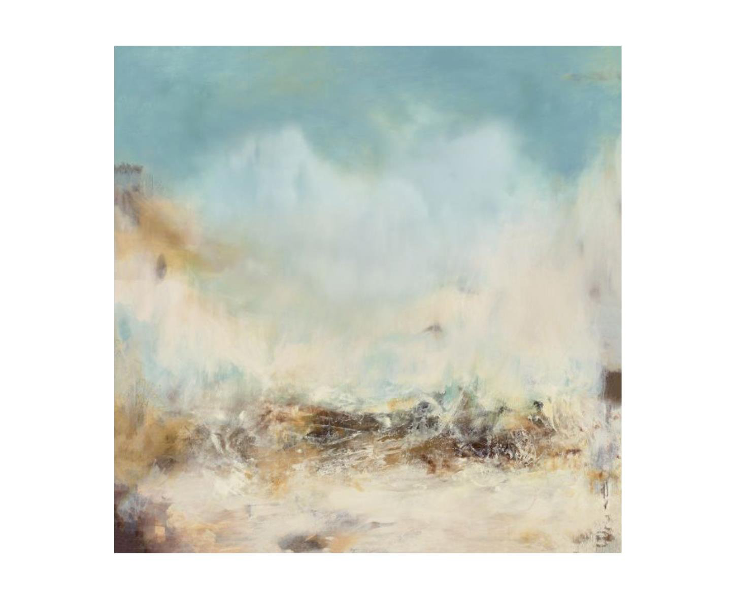 Chelsea Art Studio Samuel Kane Light Blue Fire by Samuel Kane Print ...