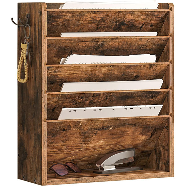 17 Stories Cavall Wood File Organizer | Wayfair