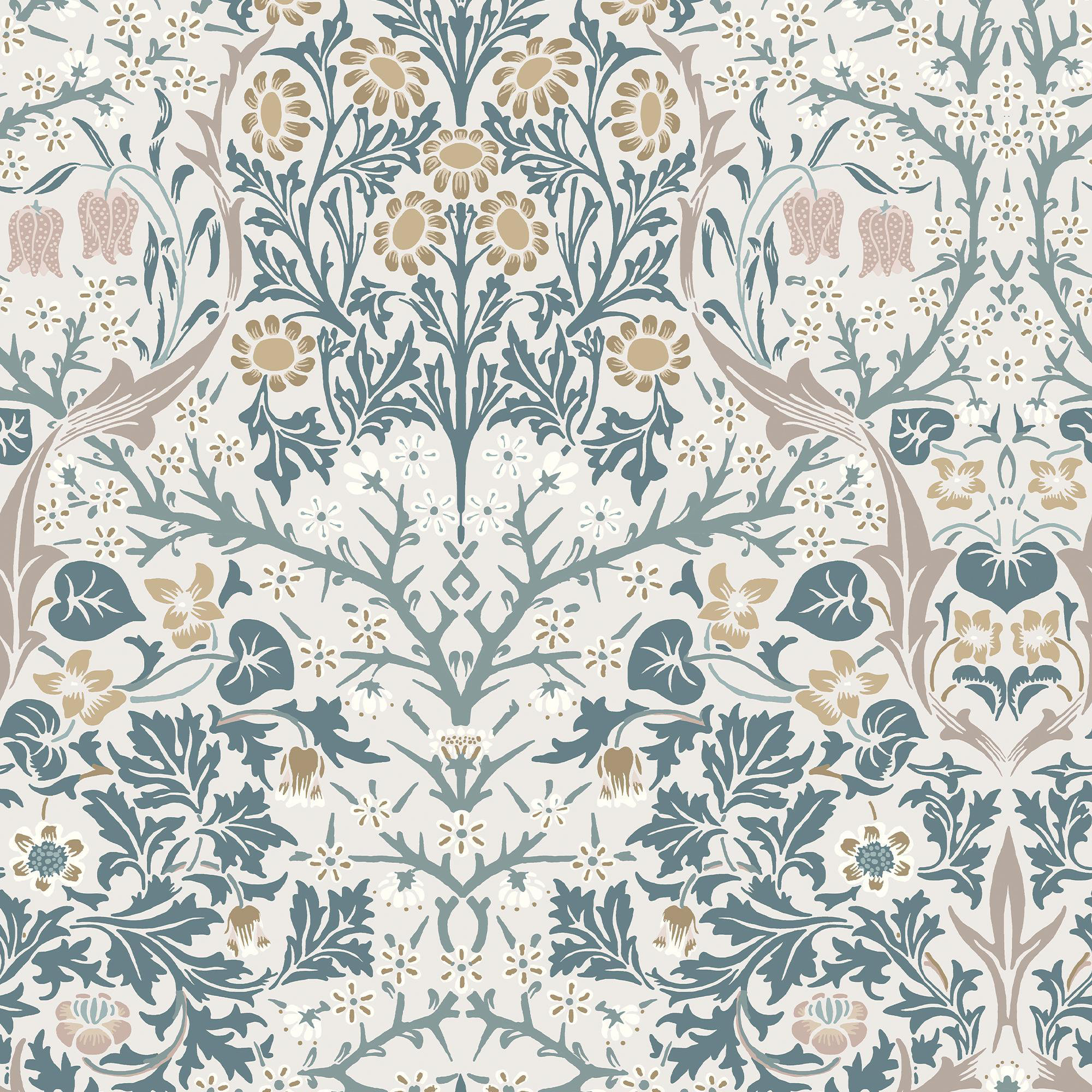 William Morris at Home 10m x 52cm Texture Matte Wallpaper Roll ...