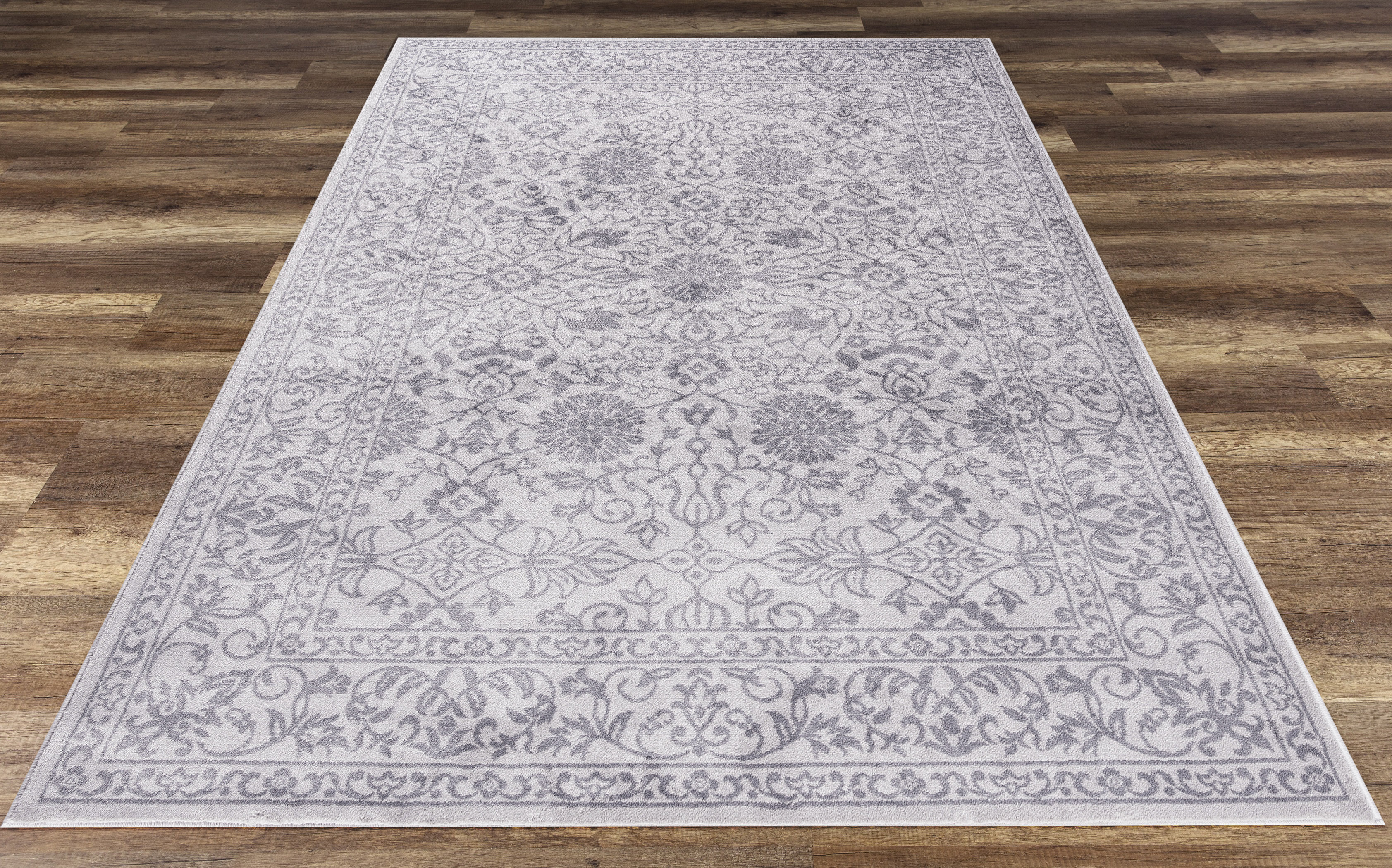 Winston Porter Stockwith Transional Tabriz Gray Area Rug & Reviews ...