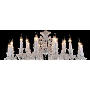 Michael Amini Chambord 25-Light Candle Style Classic / Traditional ...