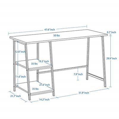 Ebern Designs Yoan 48'' Desk | Wayfair