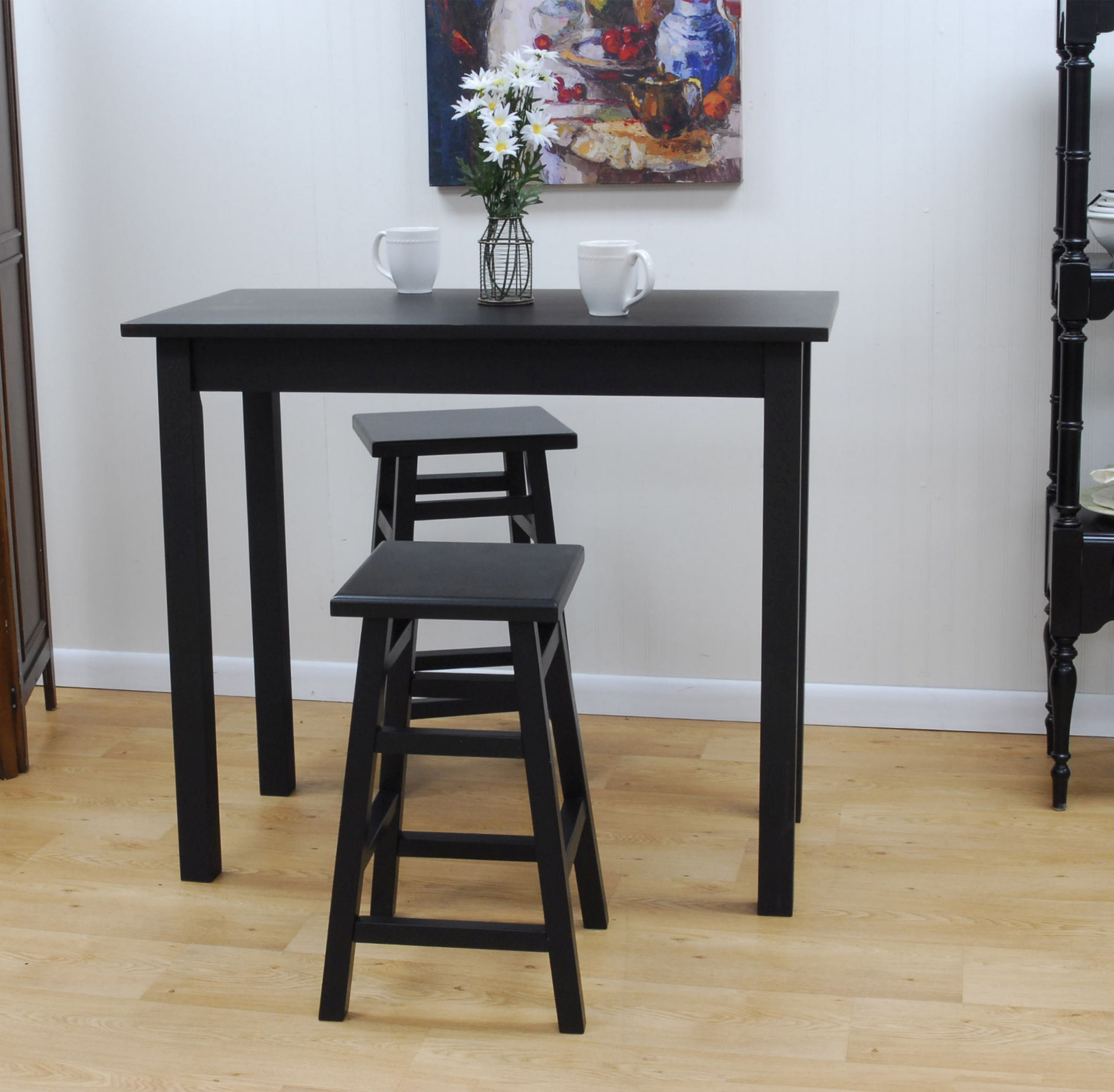 Carolina Cottage Tavern Pub Bar With 2 Counter Stools & Reviews | Wayfair