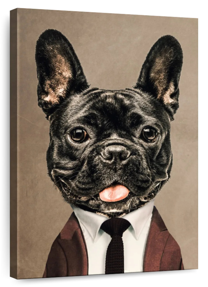 Trinx Ketti Gentleman Bulldog | Wayfair